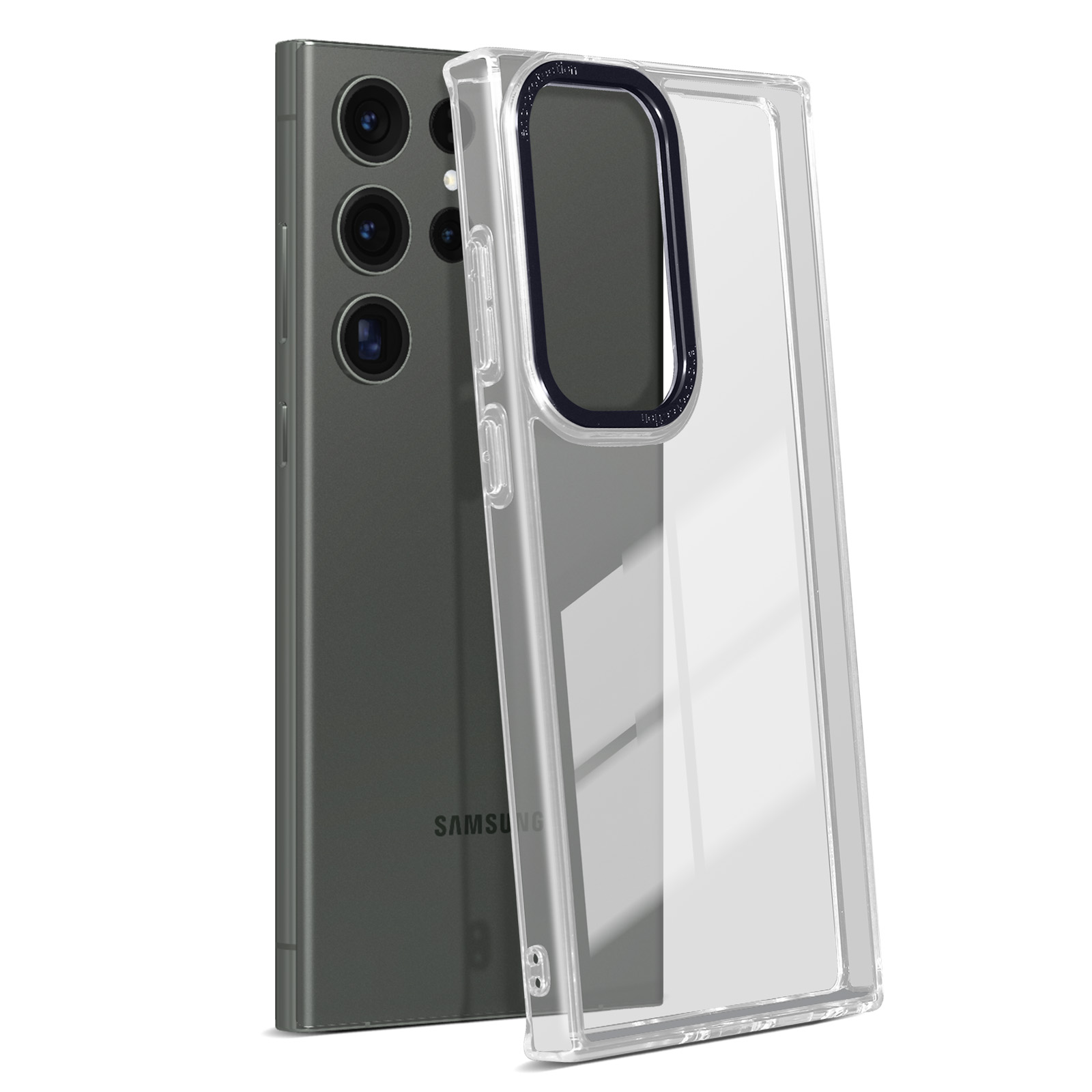 Capa Samsung Galaxy S23 Ultra Rígida com Cantos Reforçados, Ultra Fina ...