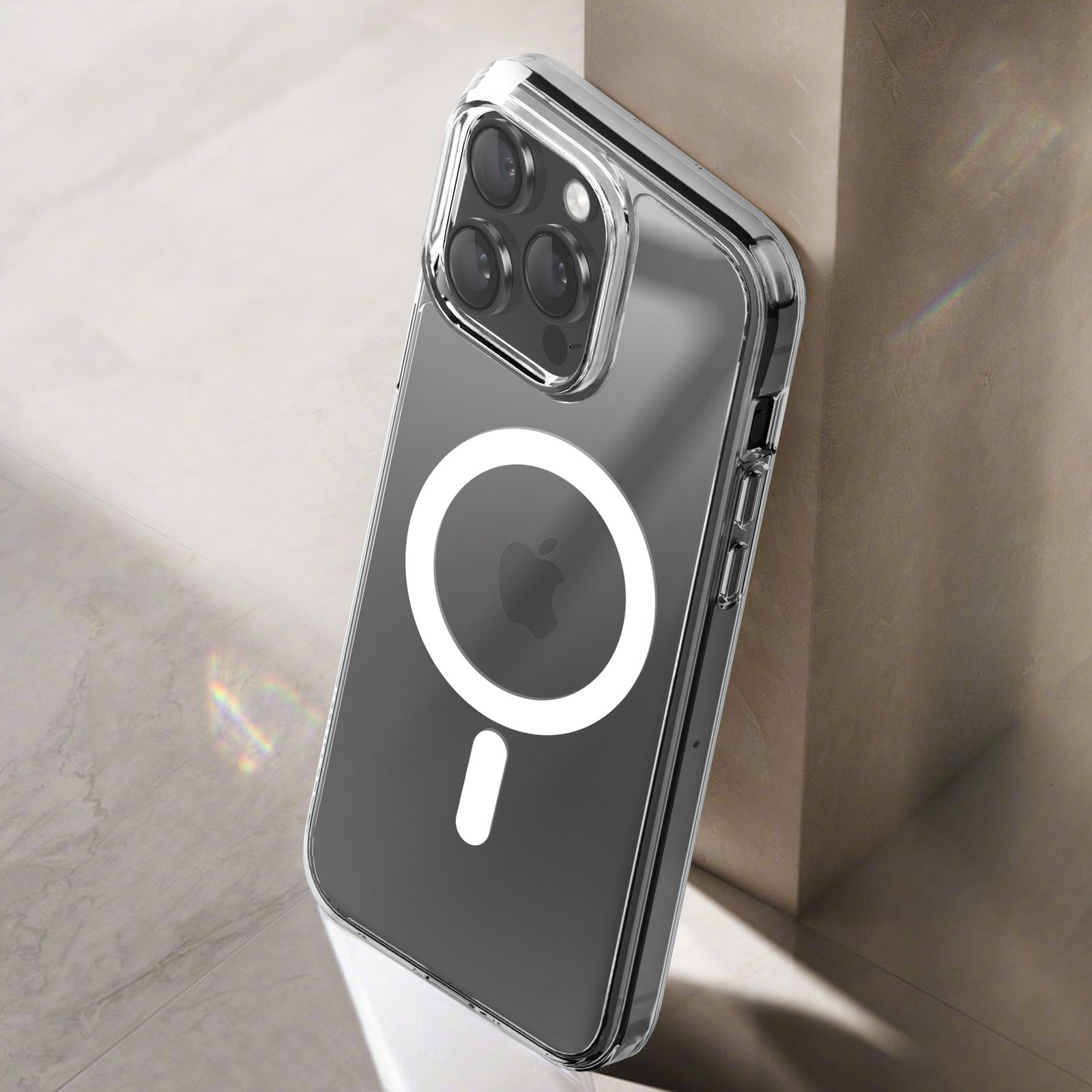 Coque MagSafe iPhone 15 Pro, Antichutes 1.2m, Cygnett Aeromag ...