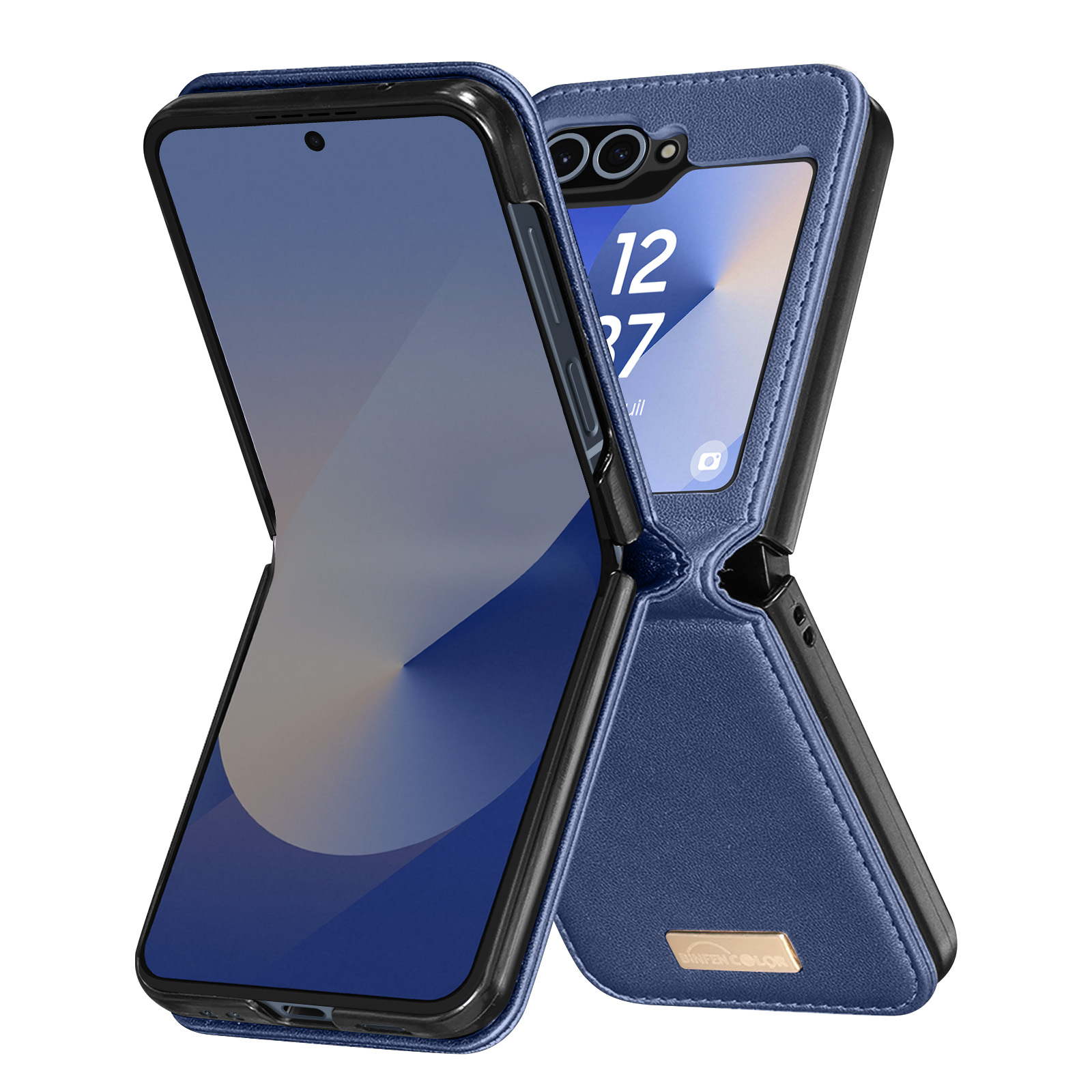 Coque Carbone Samsung Galaxy Z Flip 6 - Fibre de Carbone X-Level Vert ...