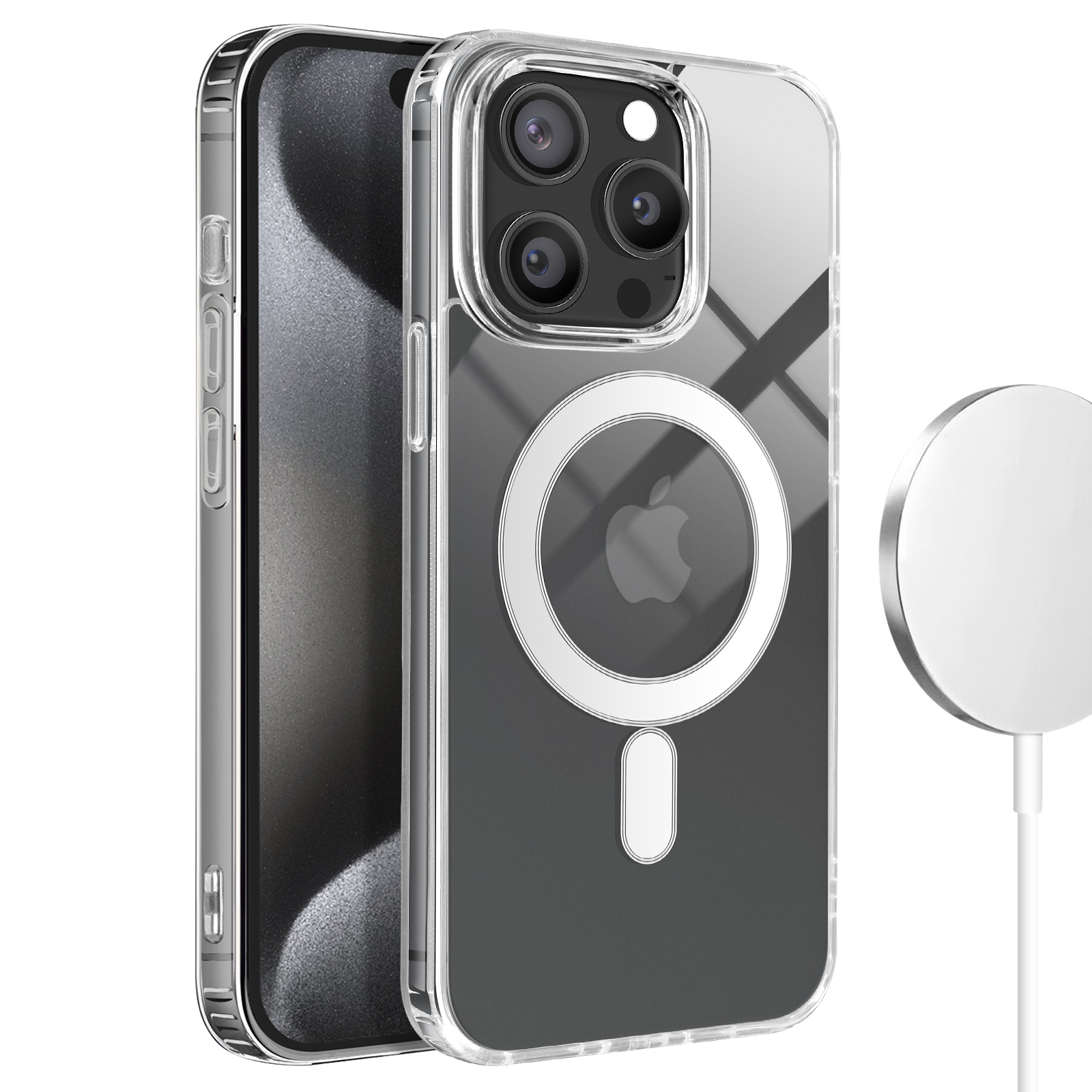 Coque MagSafe iPhone 15 - Protection Antichoc et Transparente - Français