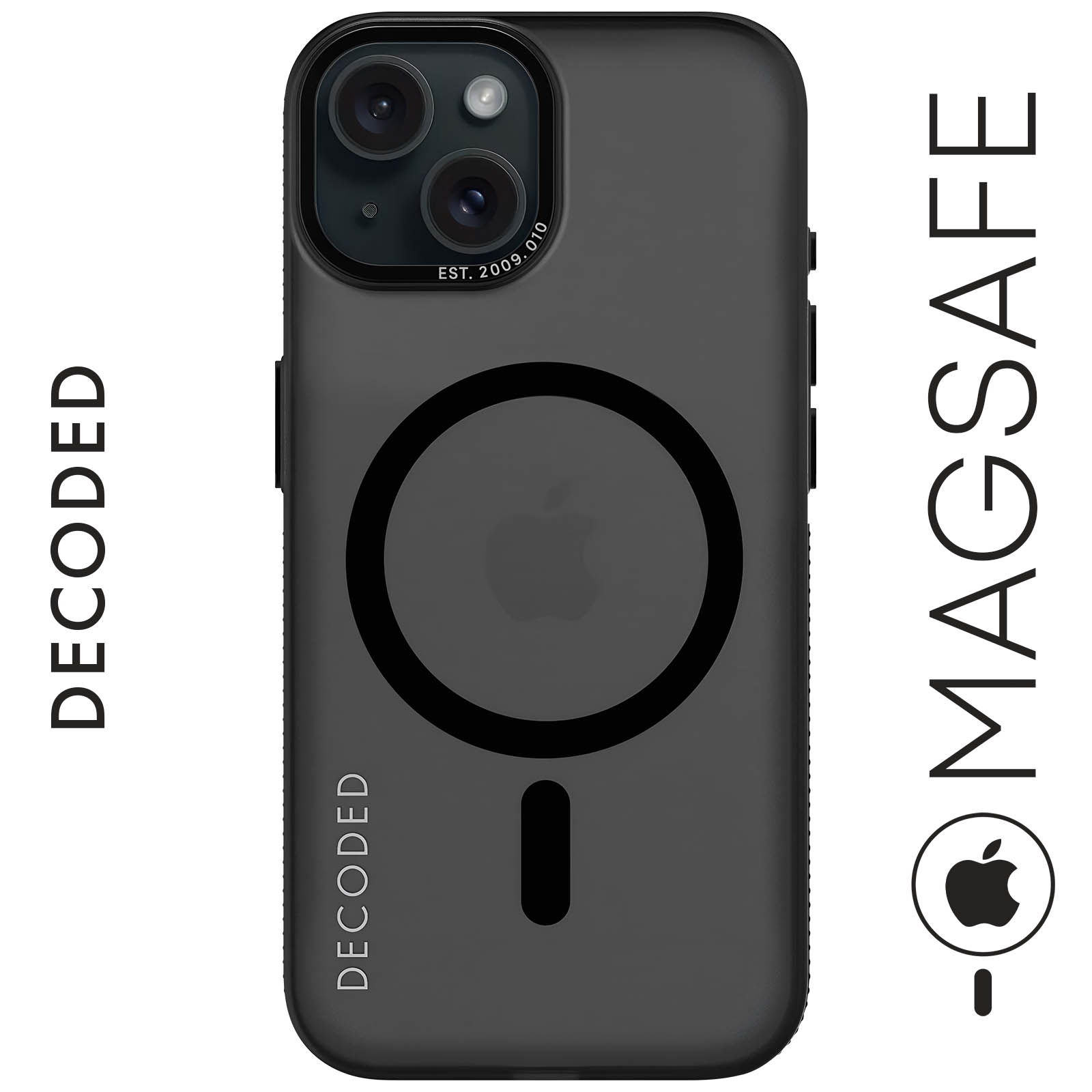 Coque MagSafe Decoded iPhone 15, Recyclable, Grip Case - Transparent ...