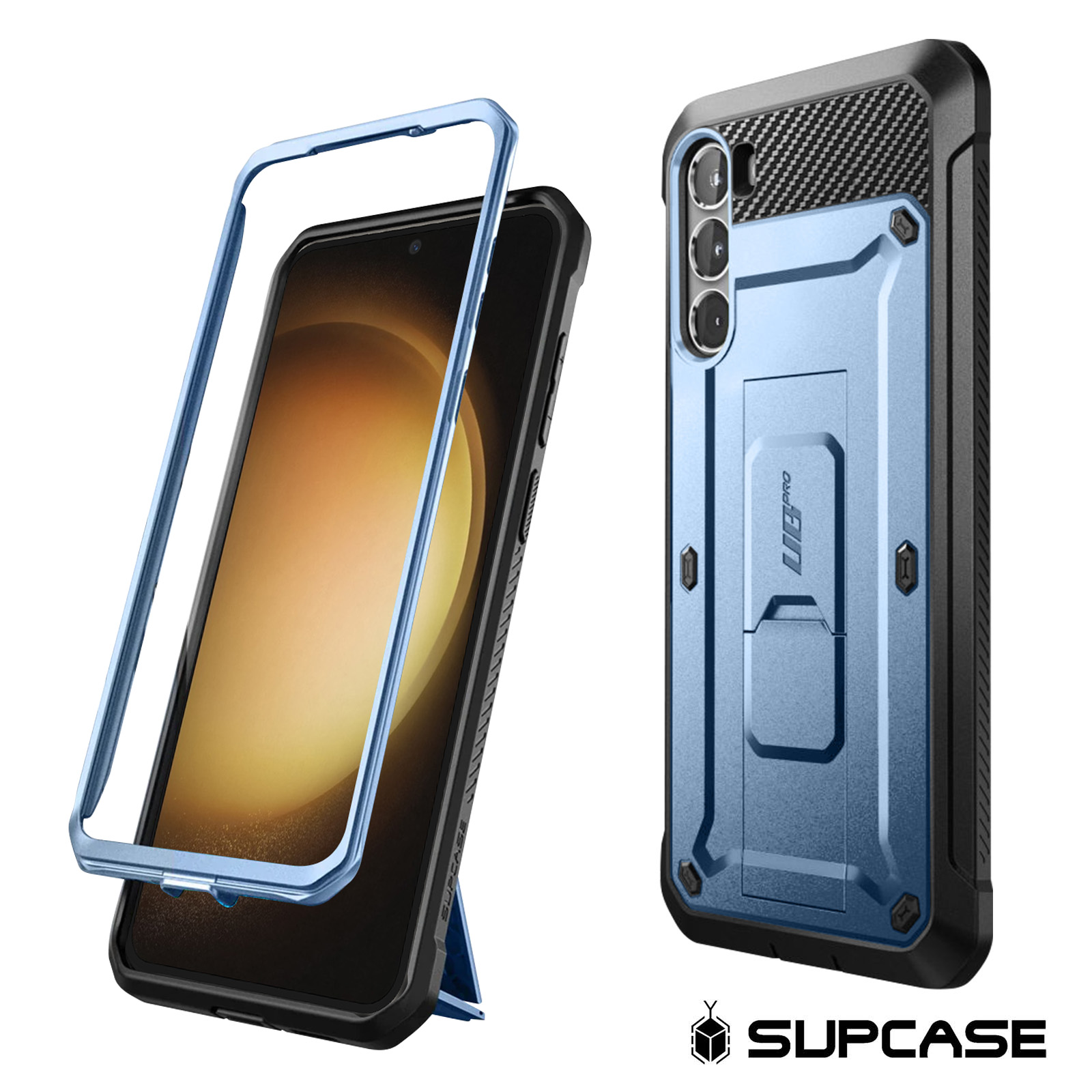 Coque Supcase Samsung Galaxy S23 Plus, Antichoc avec Support et Clip ...