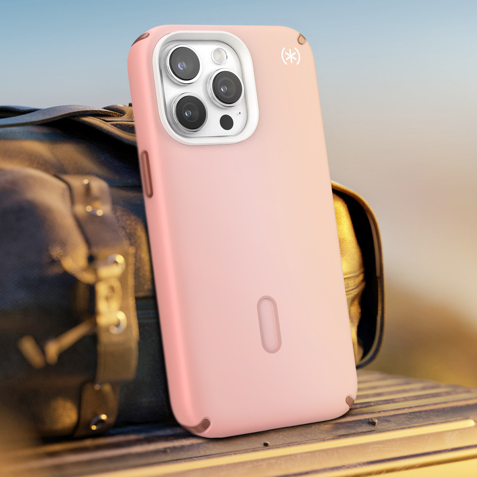 Coque MagSafe iPhone 15 Pro Max Presidio2 Pro, Speck - Rose - Français