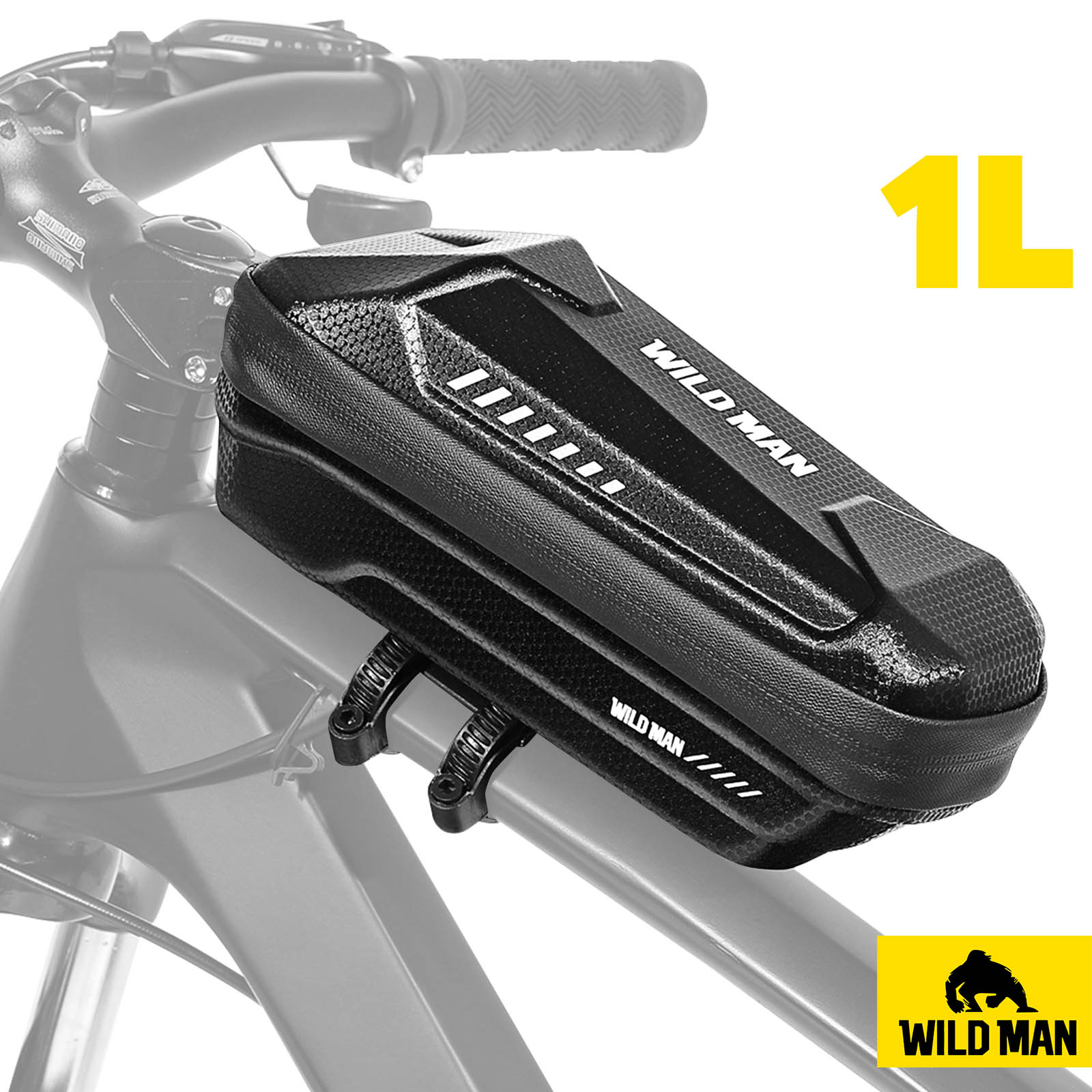 Sacoche Vélo / Trottinette Étanche, Capacité 1L - Wildman XS5 Noir ...