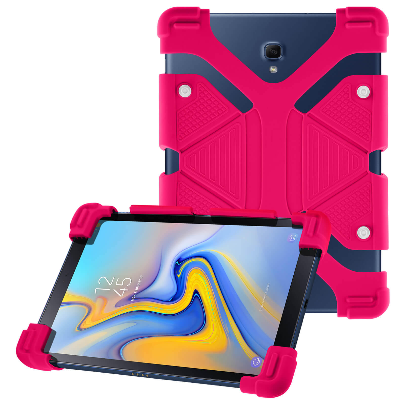 Stoßfeste Schutzhülle mit Standfunktion für Tablets von 9.7'' bis zu 12 ...