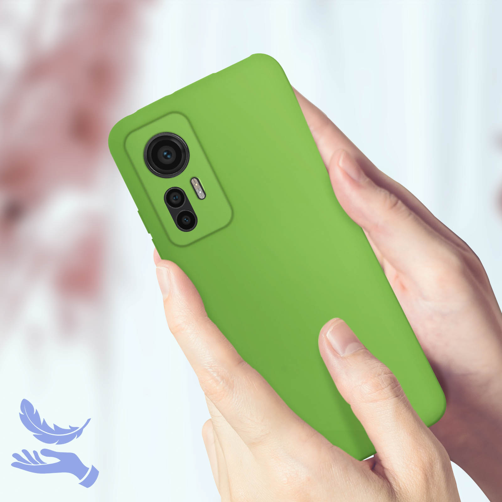 Coque Xiaomi 12 Lite Silicone Semi-Rigide avec Finition Soft Touch ...
