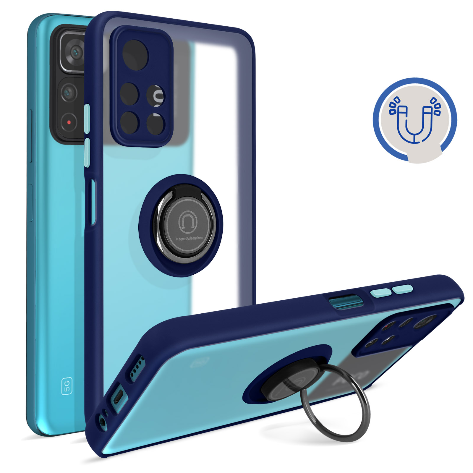 Coque Xiaomi Poco M4 Pro 5G et Xiaomi Redmi Note 11S 5G avec Coins ...