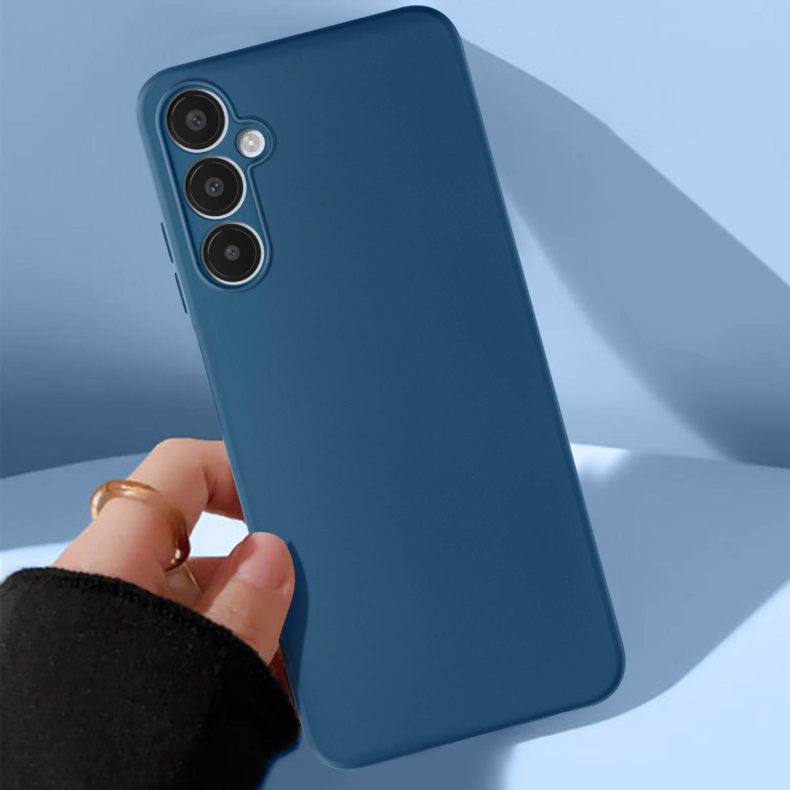 Coque Samsung Galaxy A25 5G Résistante Smooth Case Myway Bleu - Français