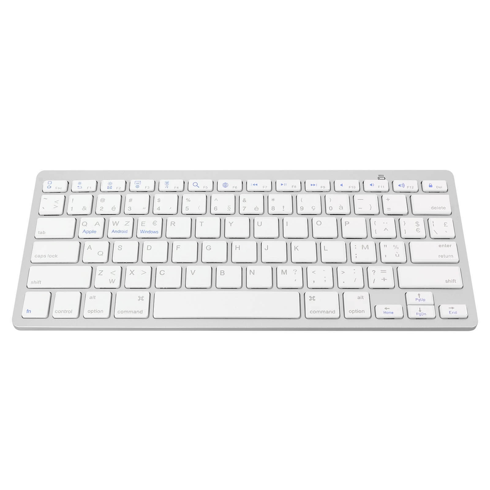 Clavier Bluetooth hybride AZERTY QWERTY - Blanc pour SPC Discovery Pro ...