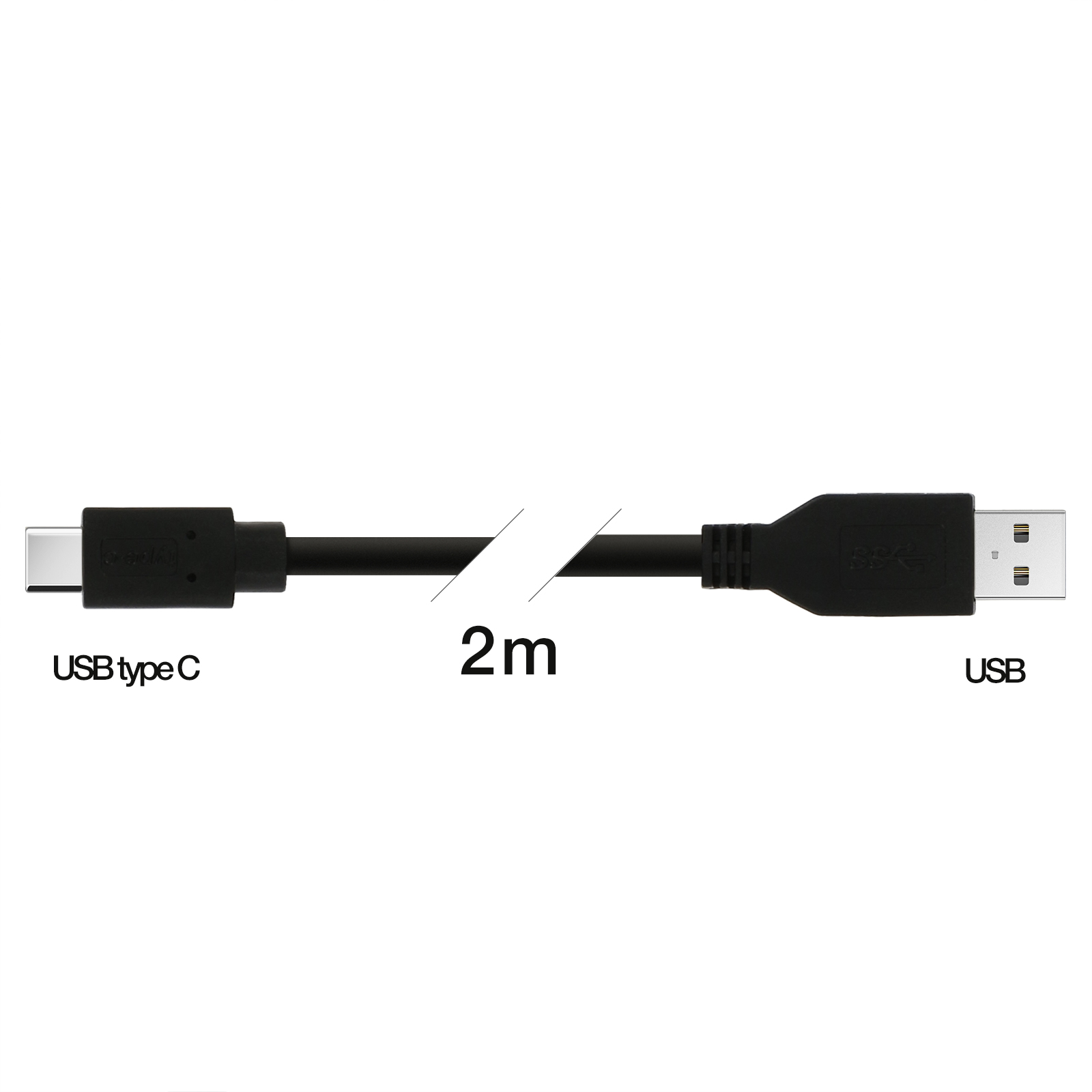 Cable USB Long. 2m connecteur USB type C pour Nokia X30 5G - Français
