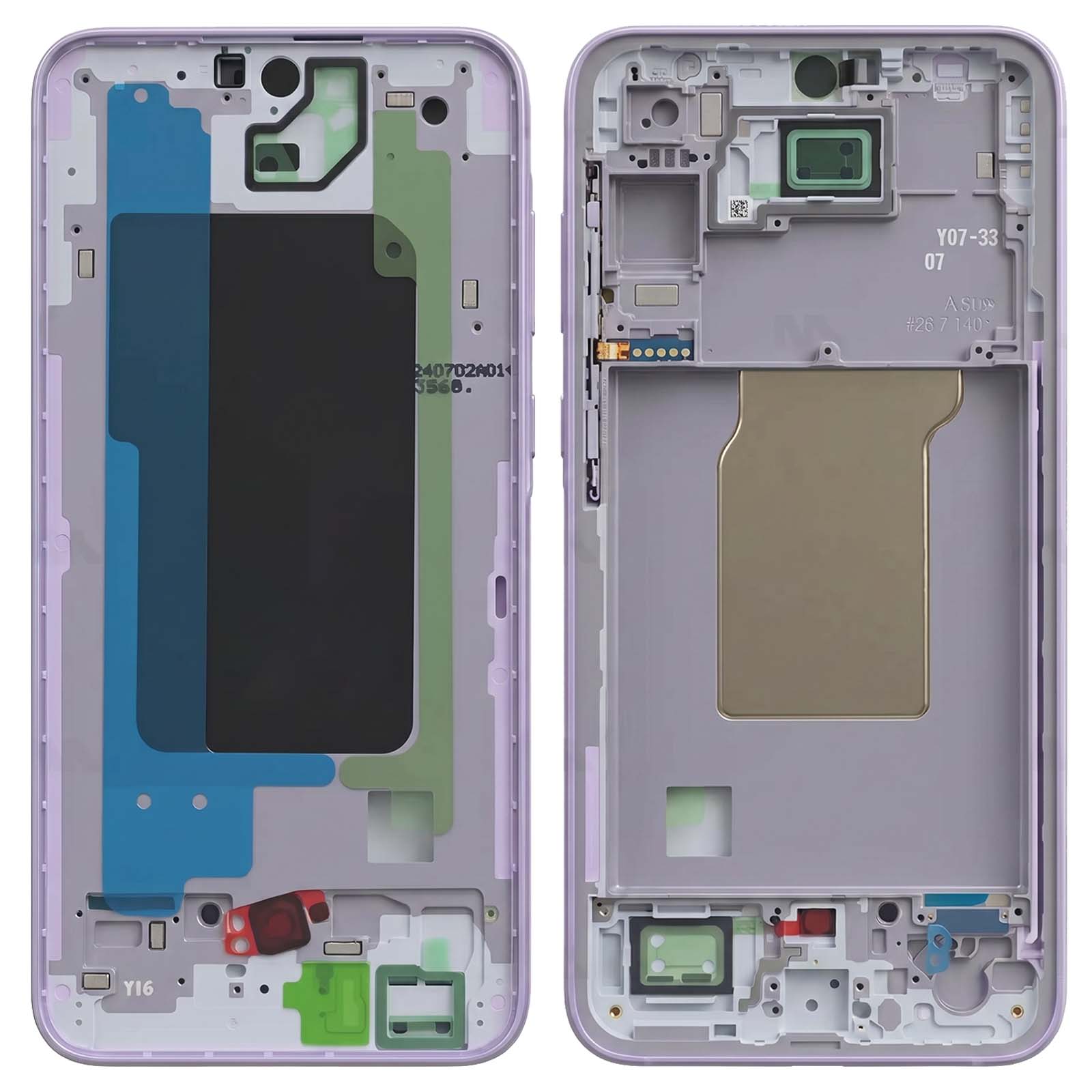 Chasis central compatible Samsung Galaxy A35 - Violeta - Spain