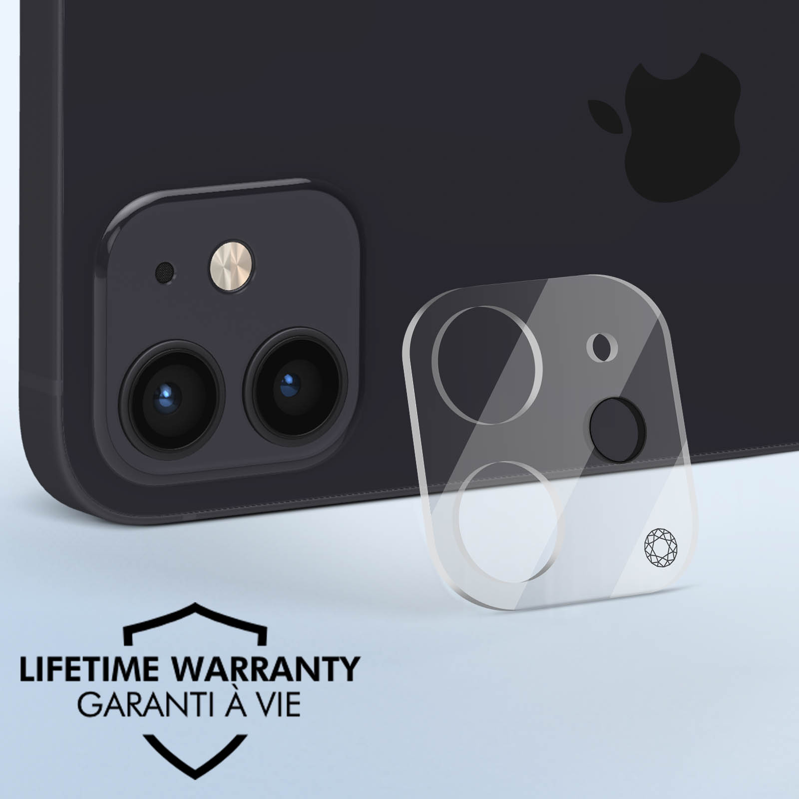 Verre trempé caméra Force Glass iPhone 12 avec Garantie à vie - dureté ...