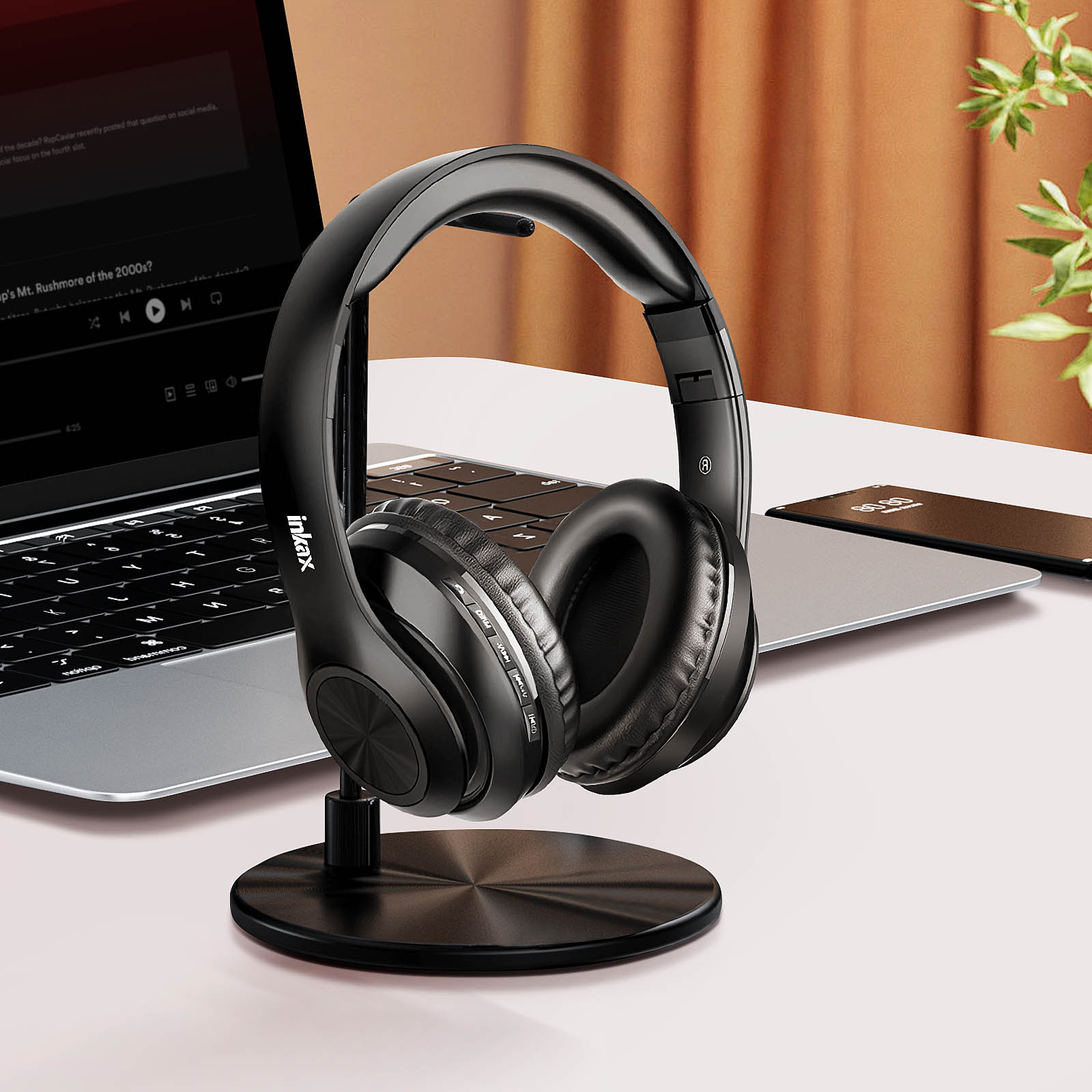 Casque Sans Fil Ultra Confortable Inkax Noir - Bluetooth avec ...