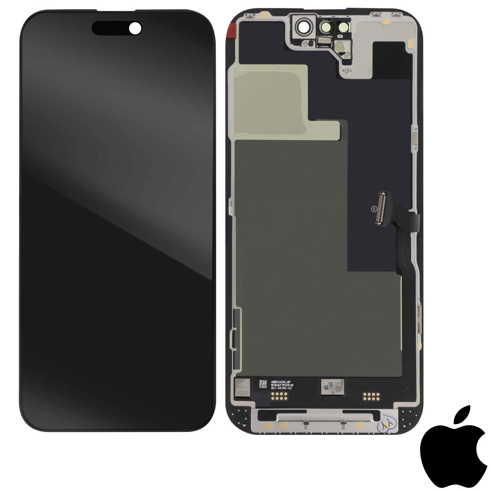 Écran LCD Original Apple iPhone 14 Pro avec Vitre Tactile - Noir - Français