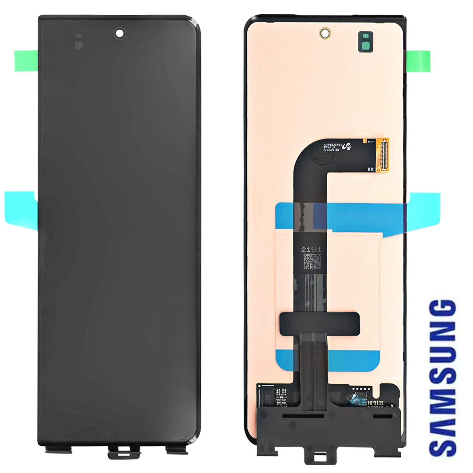 Original Samsung Galaxy Z Fold 3 5G LCD-Komplett Set Ersatzdisplay: LCD ...