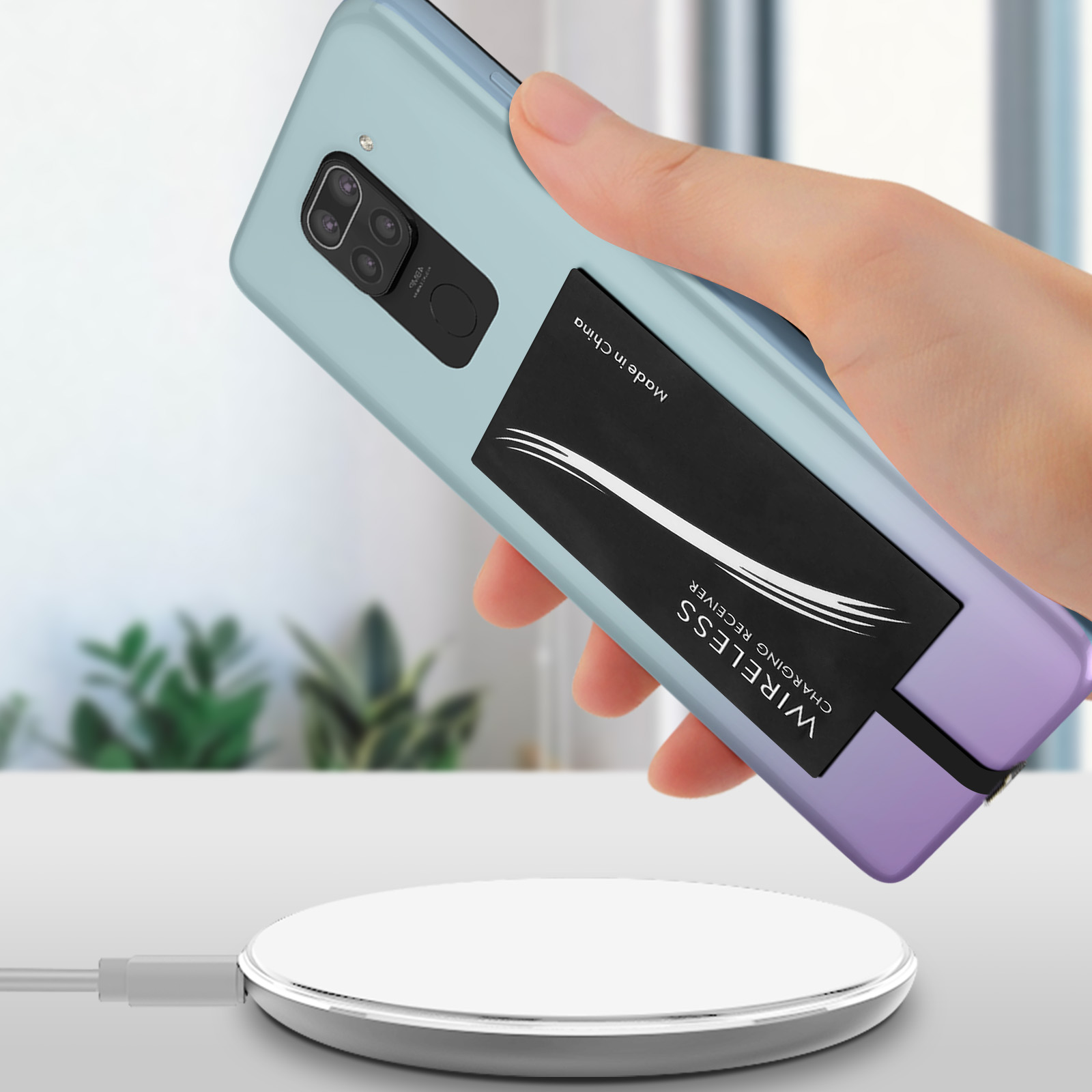 Kabellose QI-Ladeempfänger / Induktion USB Typ C – Nillkin - German