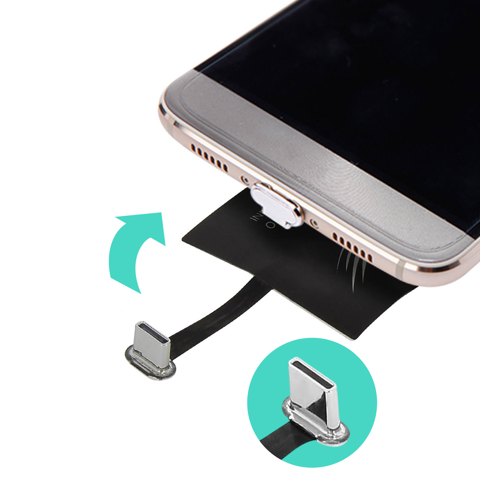 Kabellose QI-Ladeempfänger / Induktion USB Typ C – Nillkin - German
