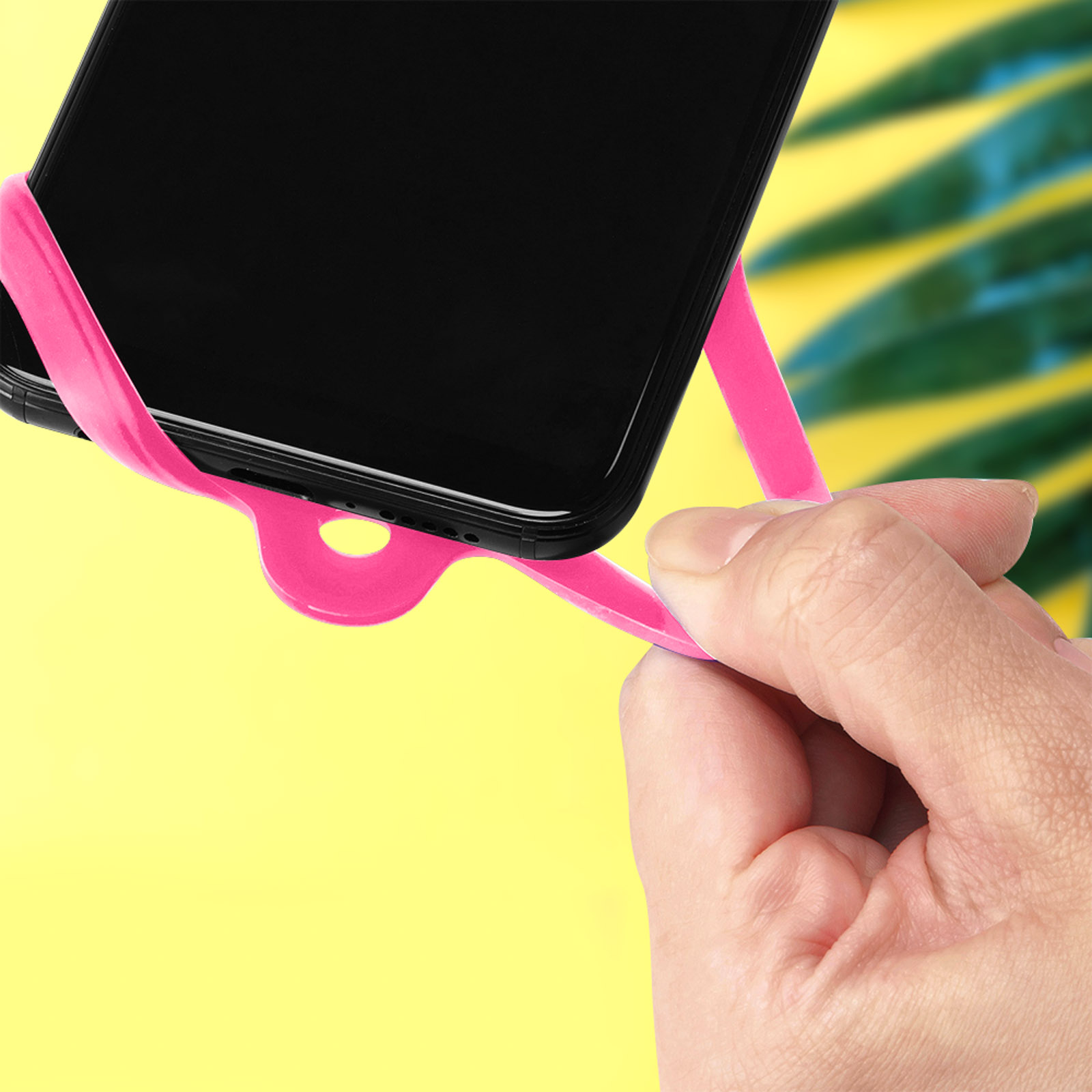 Cinta para smartphone de nailon ajustable con anclaje universal de ...