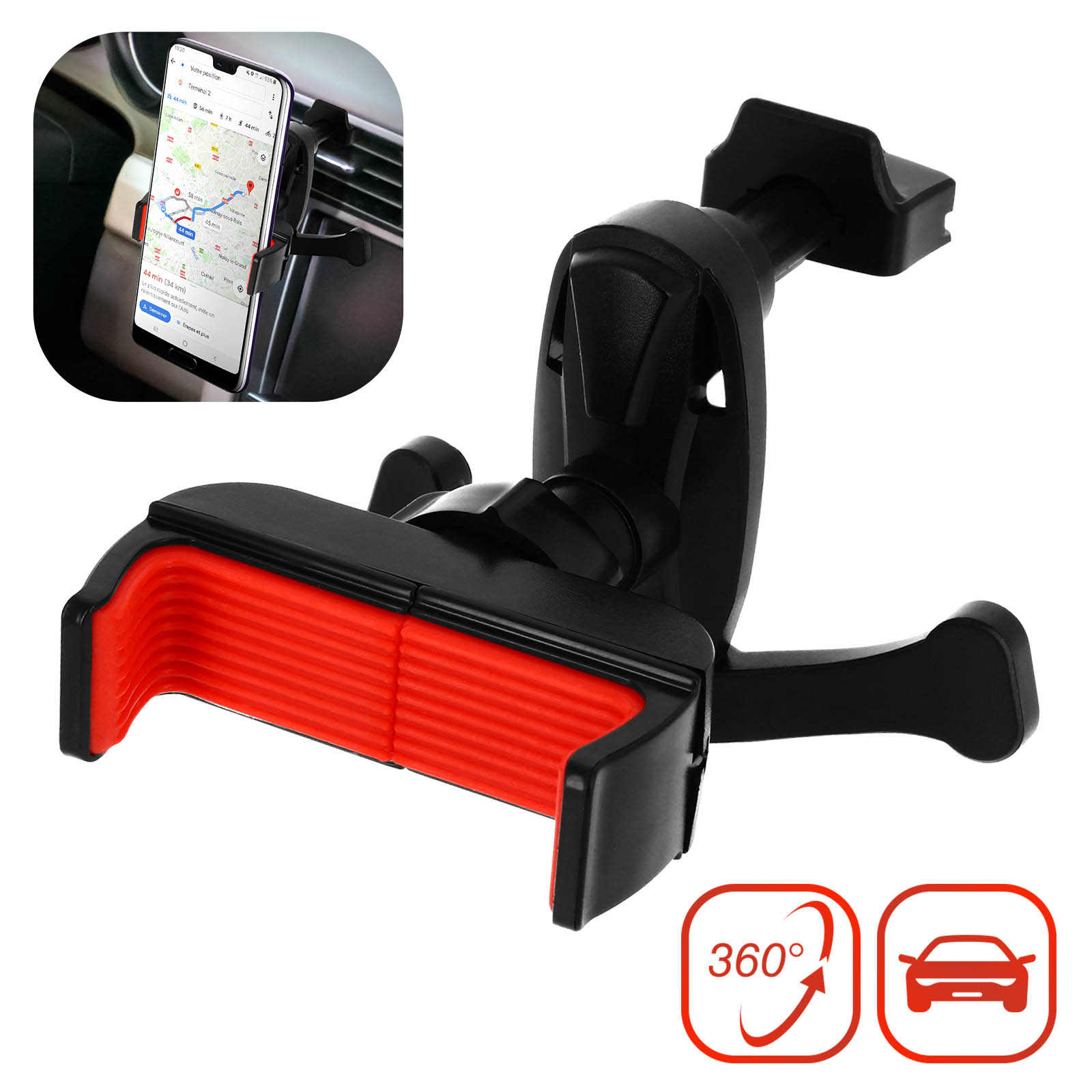 Supports voiture téléphone - Livraison 24/48H | Gsm55
