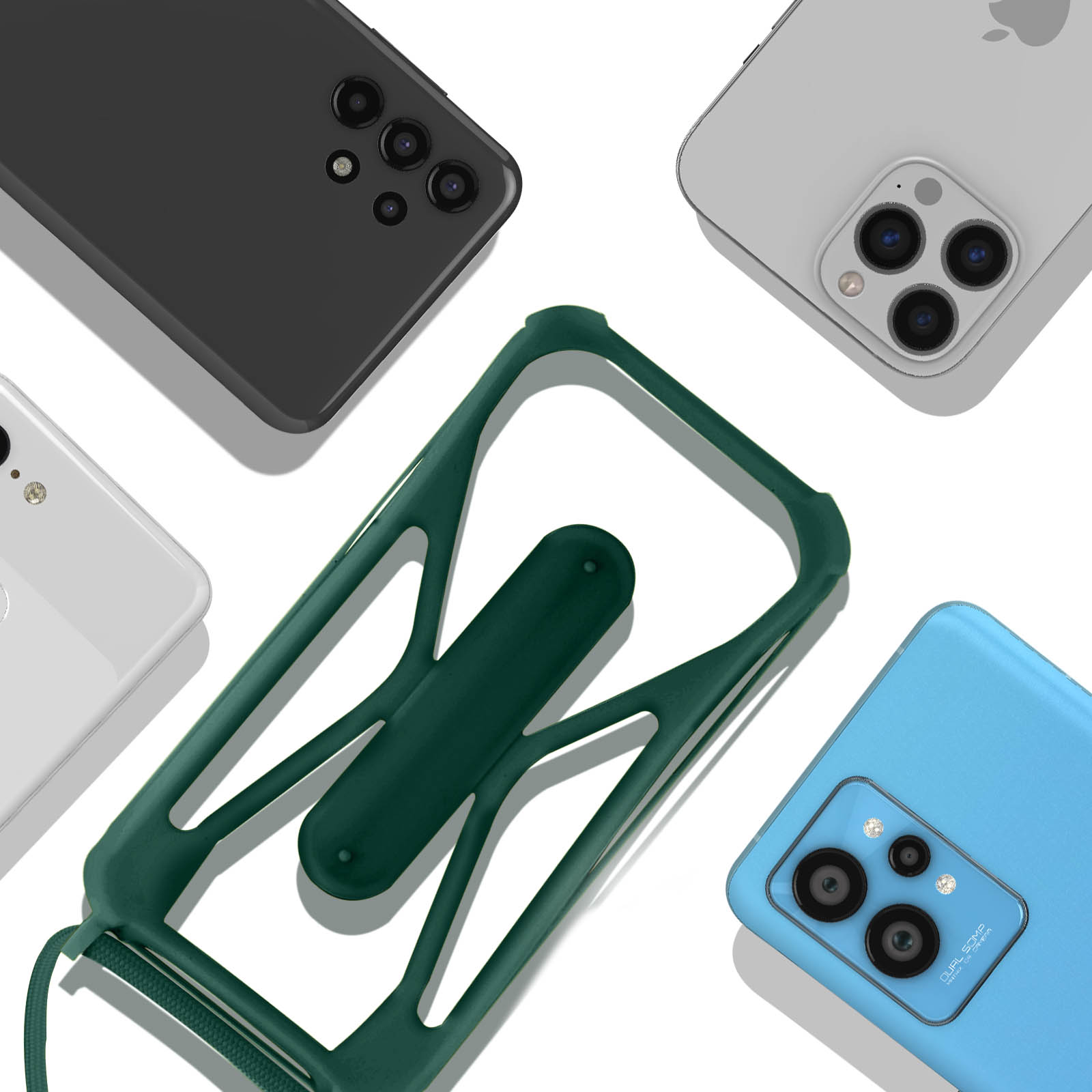Coque Cordon Verte, Coins Antichoc et Support Vidéo pour Altice S33 ...