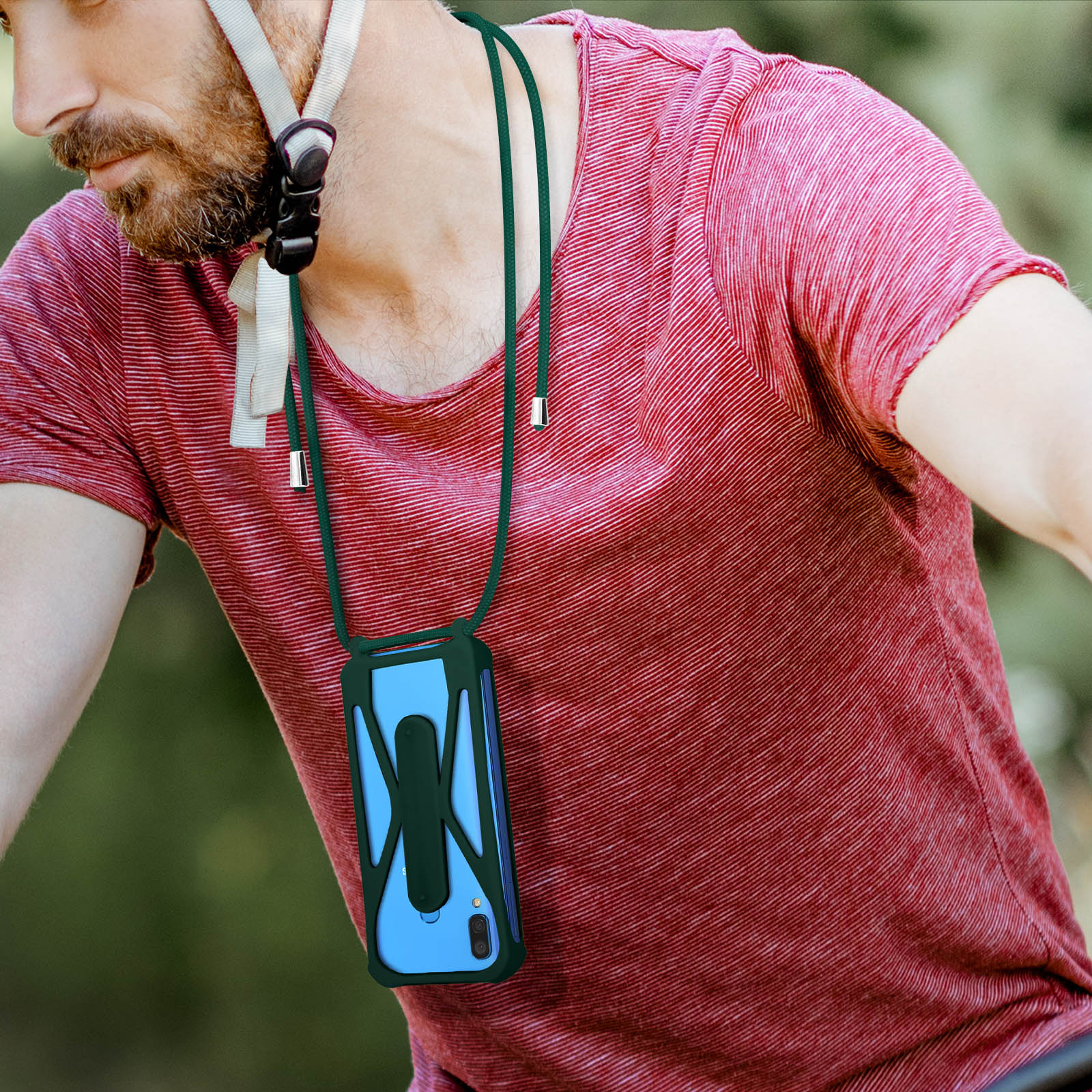 Coque Cordon Verte, Coins Antichoc et Support Vidéo pour Altice S33 ...