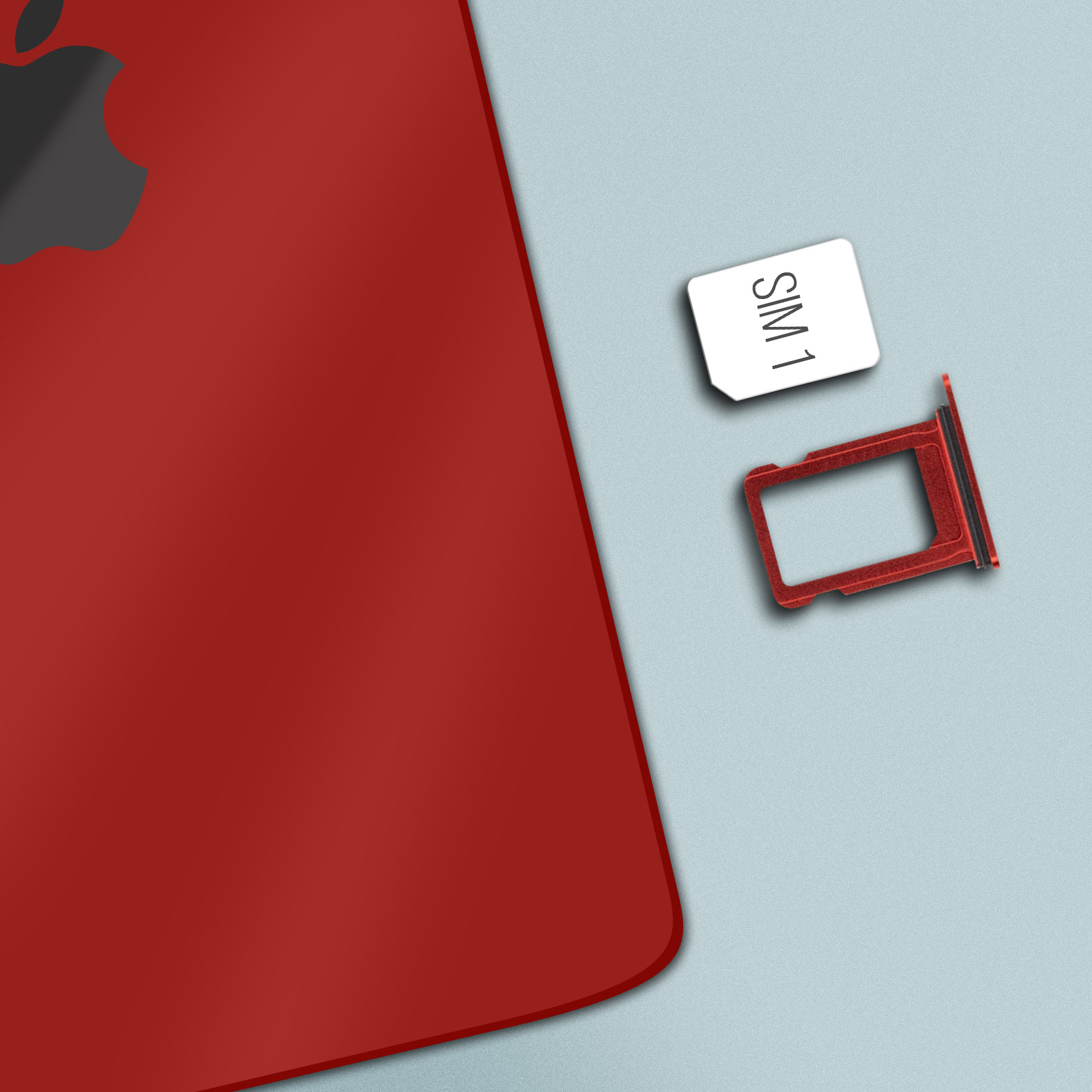 Tiroir carte SIM Apple iPhone 12 Mini - Rouge - Français