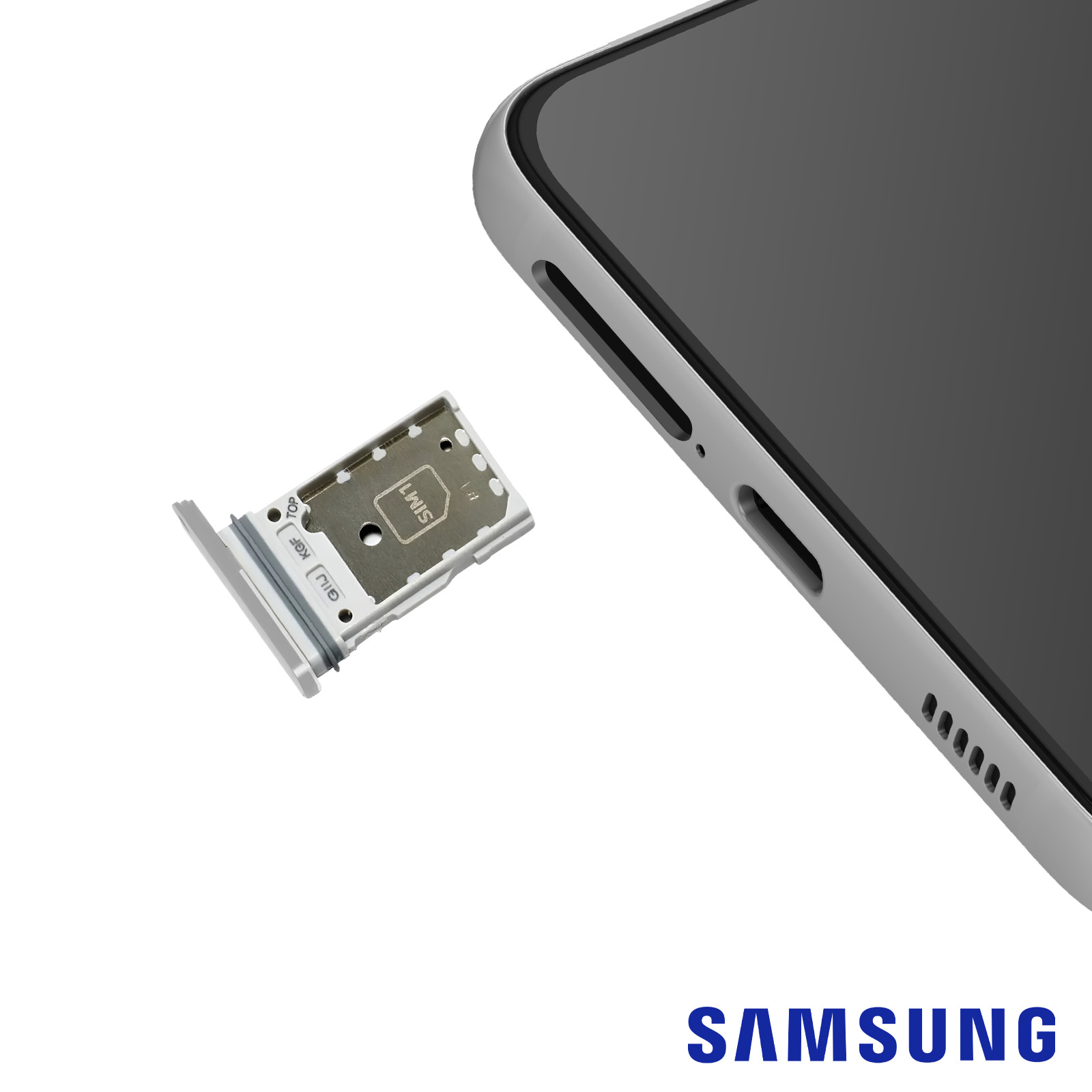 Tiroir carte SIM Original Samsung Galaxy S21 FE Blanc - Service Pack ...