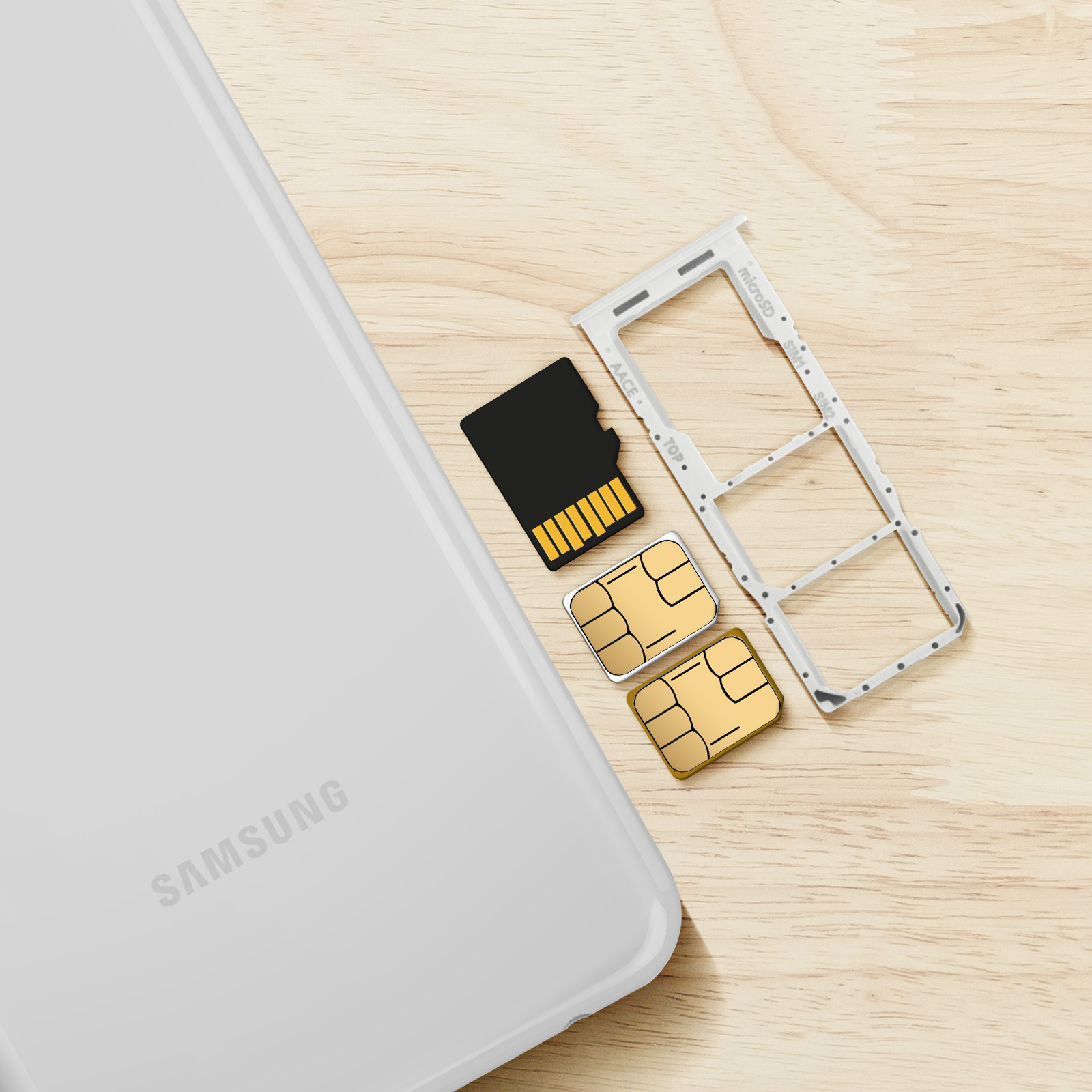Tiroir SIM Samsung A13 4G, Dual Nano SIM + Micro-SD, 100% Compatible ...