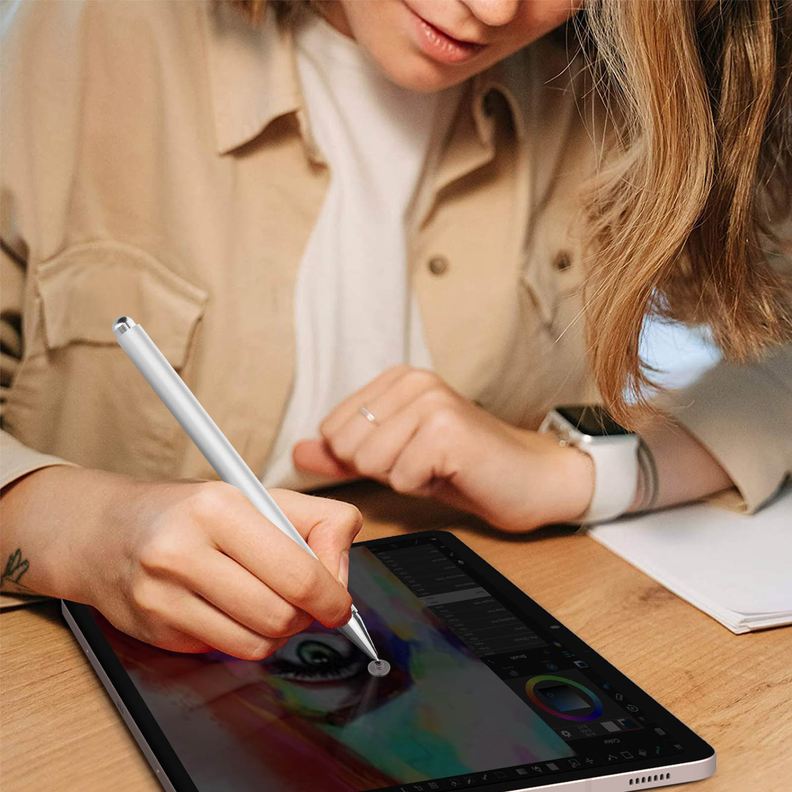 Stylet Blanc Haute Précision avec Pointe Ultra-Fine pour Google Pixel 5 ...