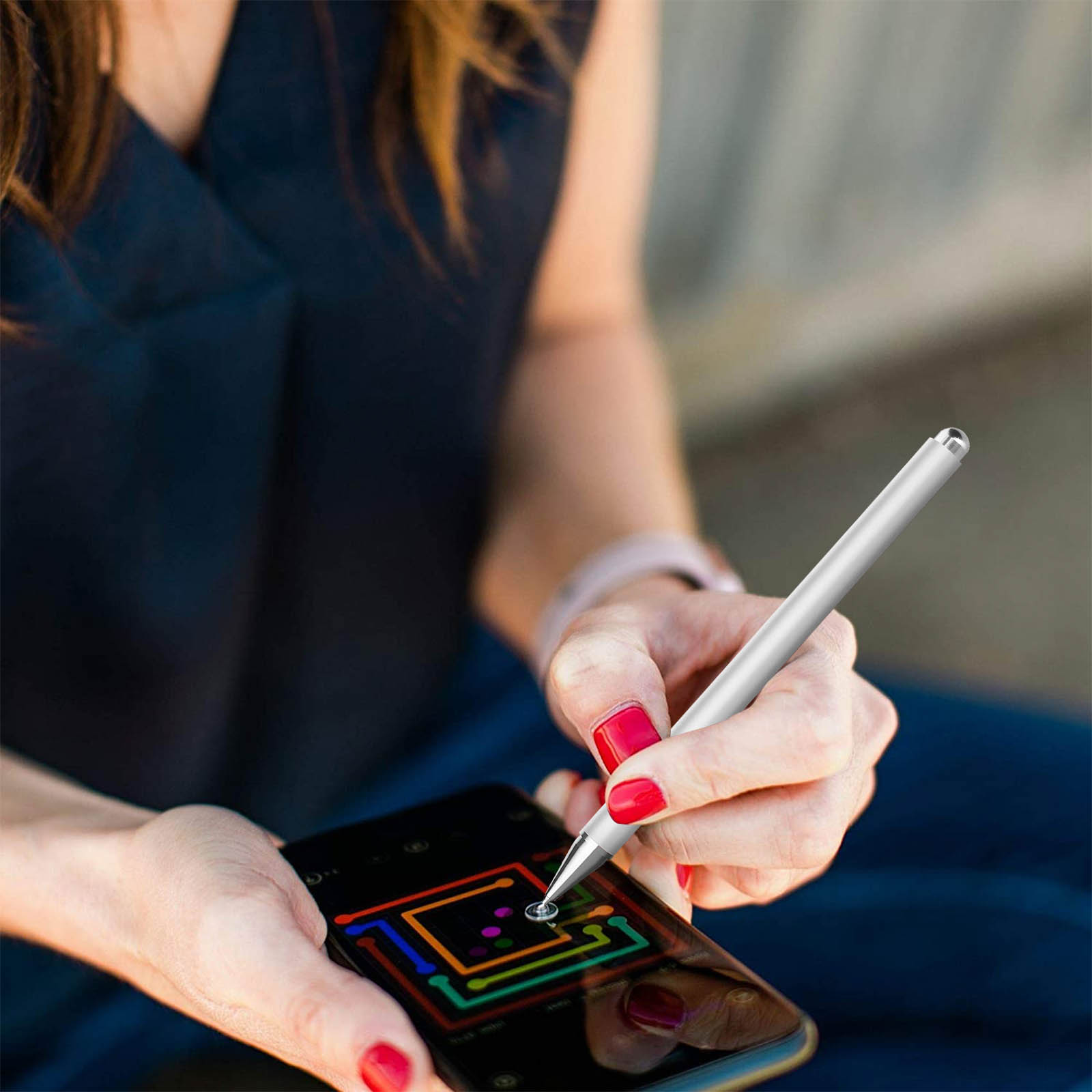Stylet Blanc Haute Précision avec Pointe Ultra-Fine pour Google Pixel 5 ...