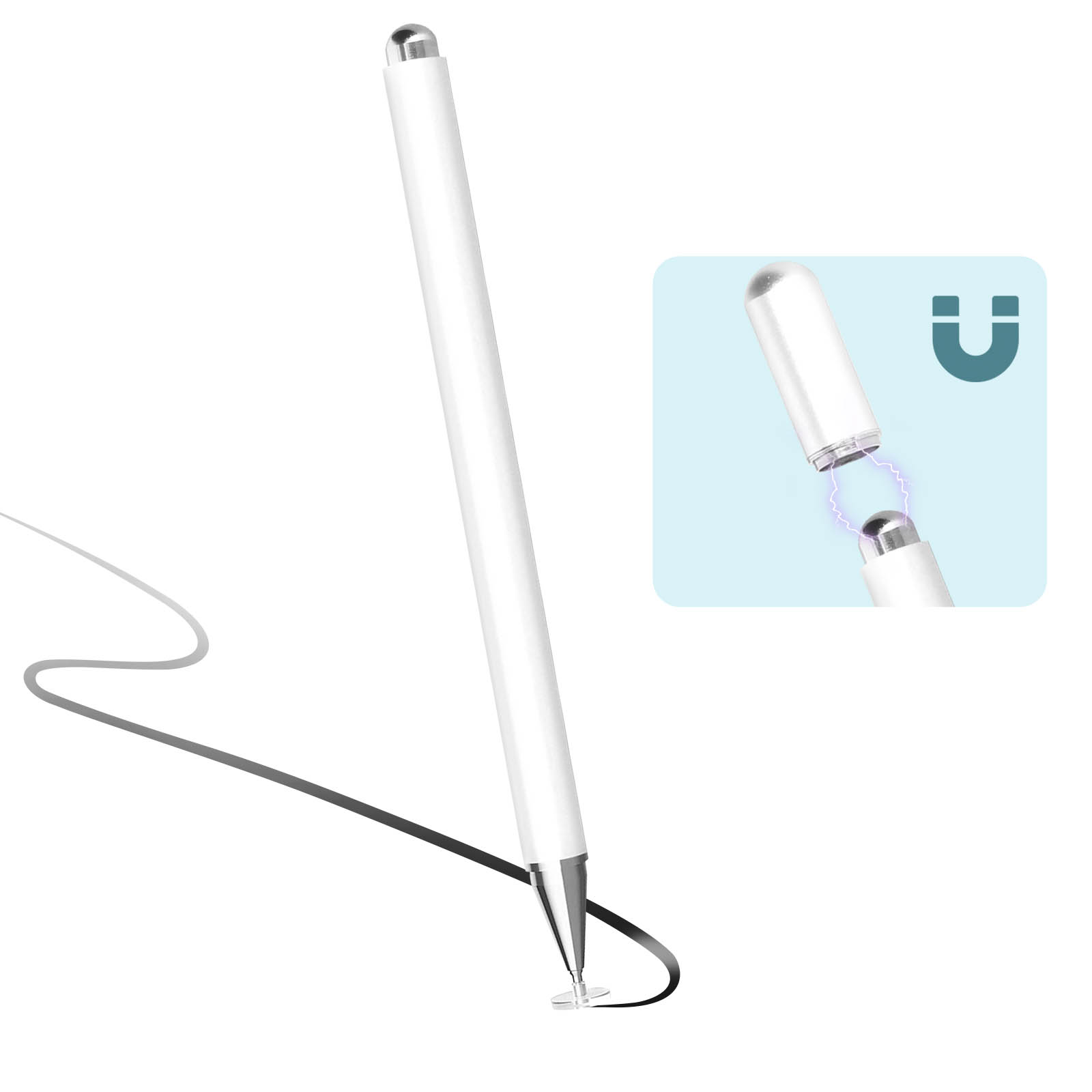 Stylet Blanc Haute Précision avec Pointe Ultra-Fine pour OnePlus Pad 2 ...