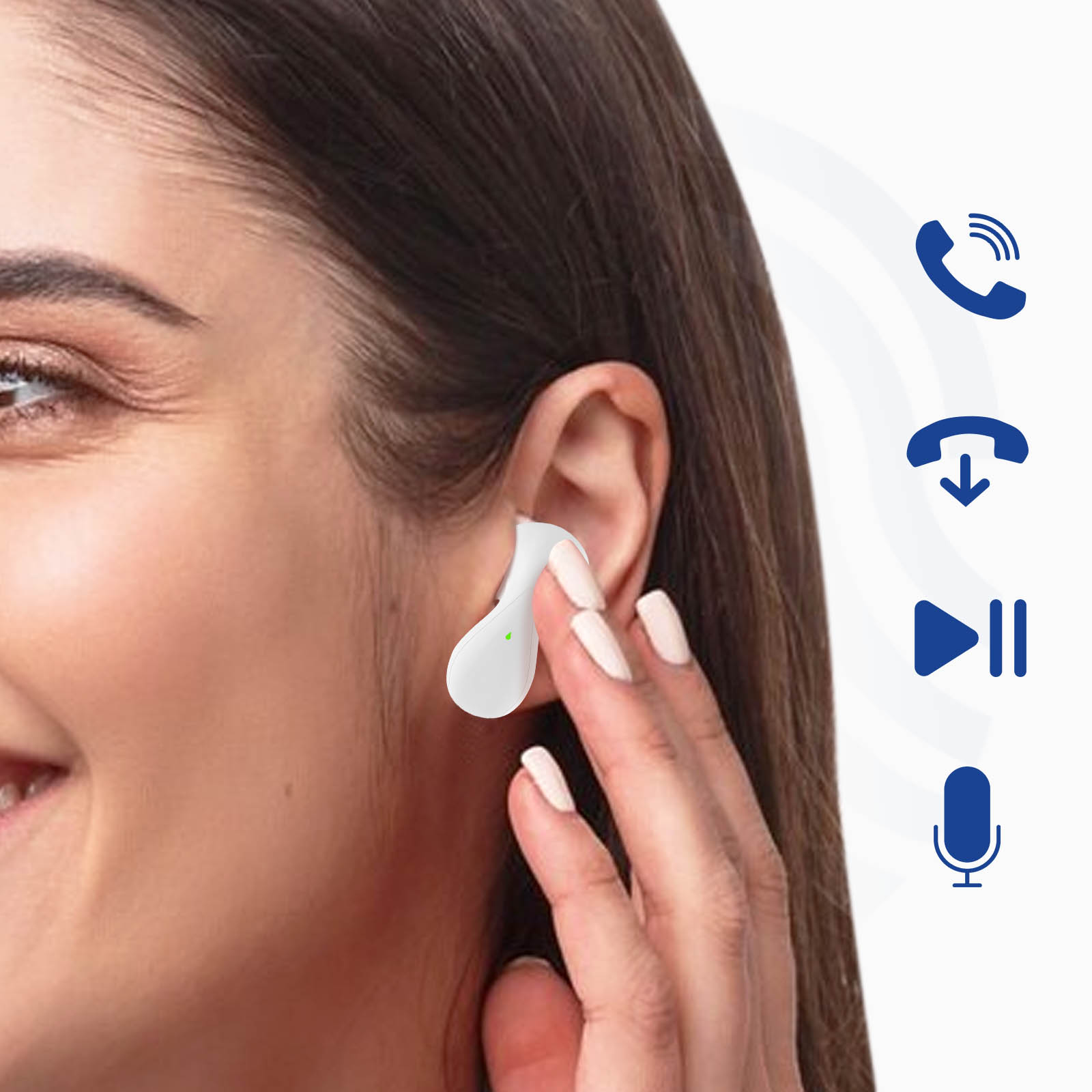 Écouteurs Sans Fil Étanche IPX4 Blue Star - Design Intra-auriculaires ...