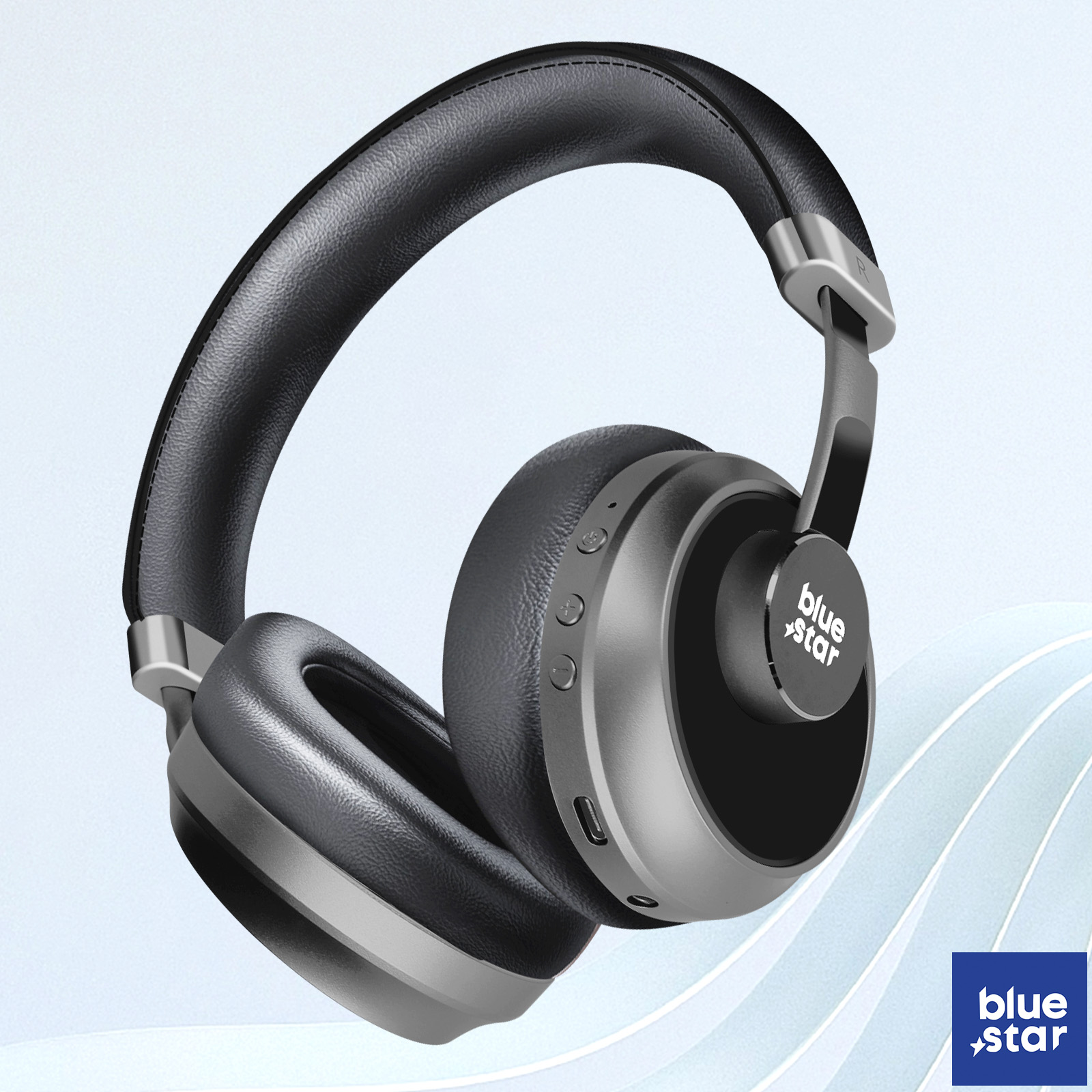 Casque Bluetooth avec Microphone Blue Star Noir - Autonomie 40h - Français