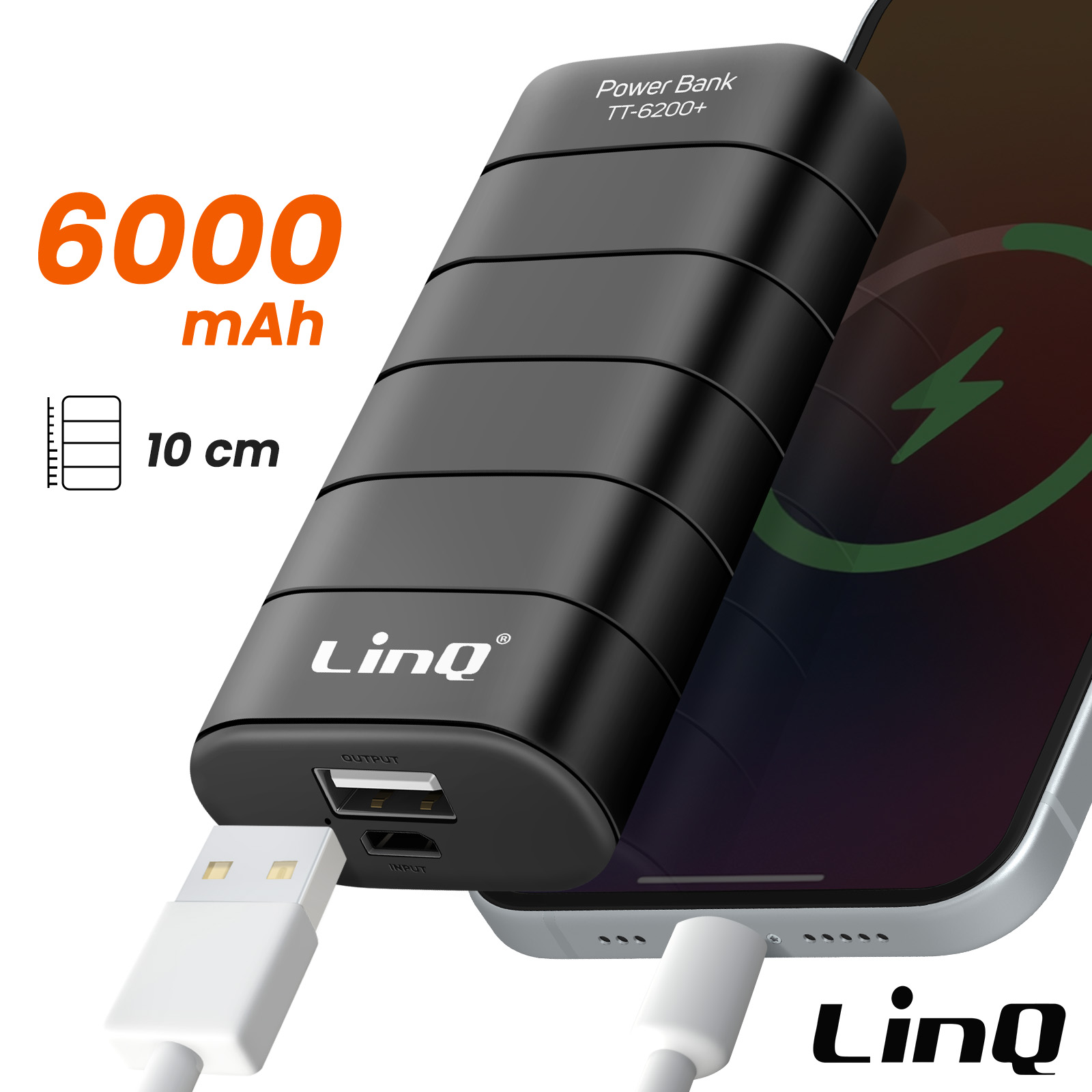 Batterie Externe 6000 mAh LinQ pour Huawei Pura 70 Ultra - Français