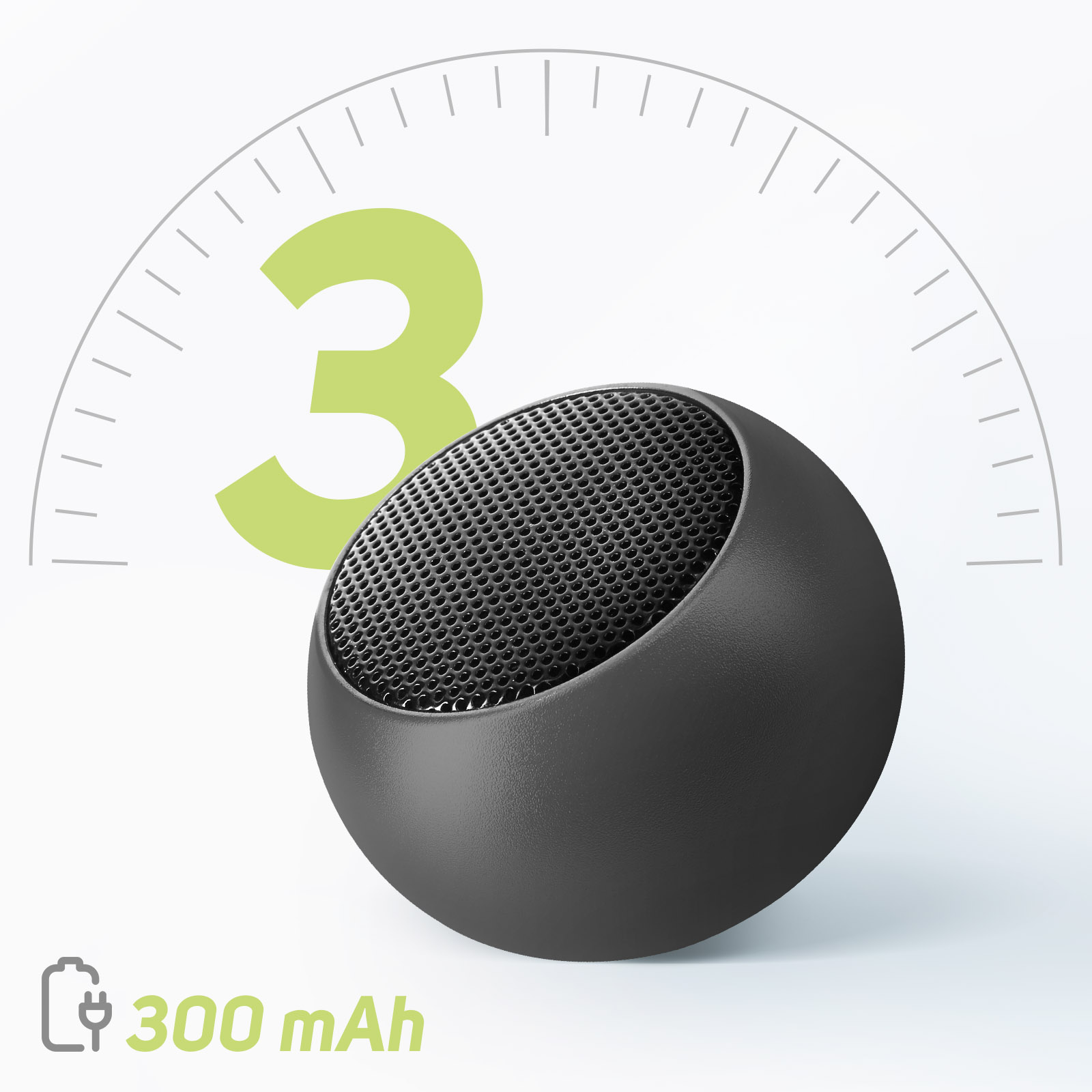 Altifalante wireless Bluetooth Iron Boom Mini Moxie Preto para Huawei P ...