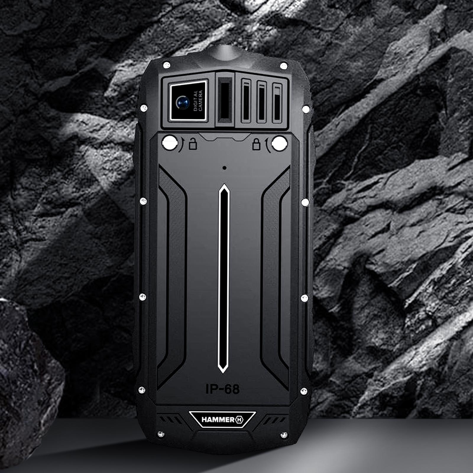 Téléphone Incassable HAMMER Rock, Armature Design et Raffinée avec ...